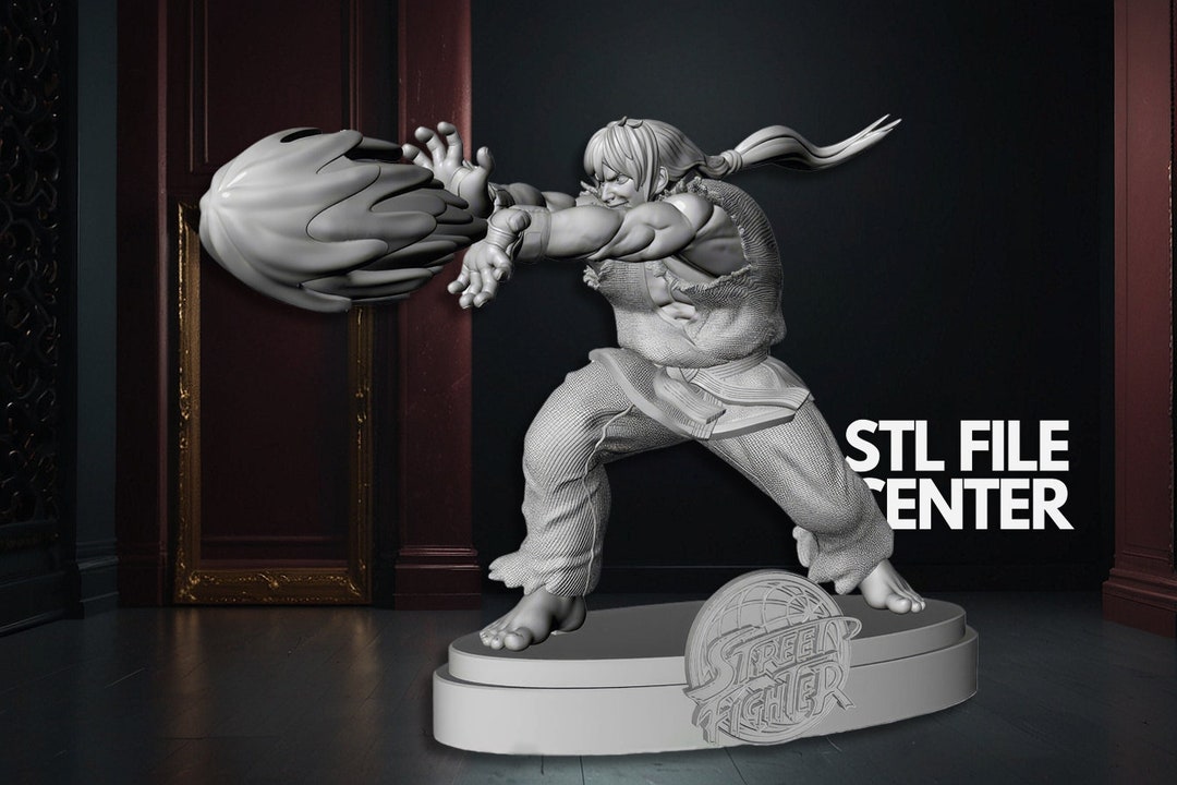 Ken Street Fighter 3D STL Files High Quality 3D Printing Files 3D STL ...
