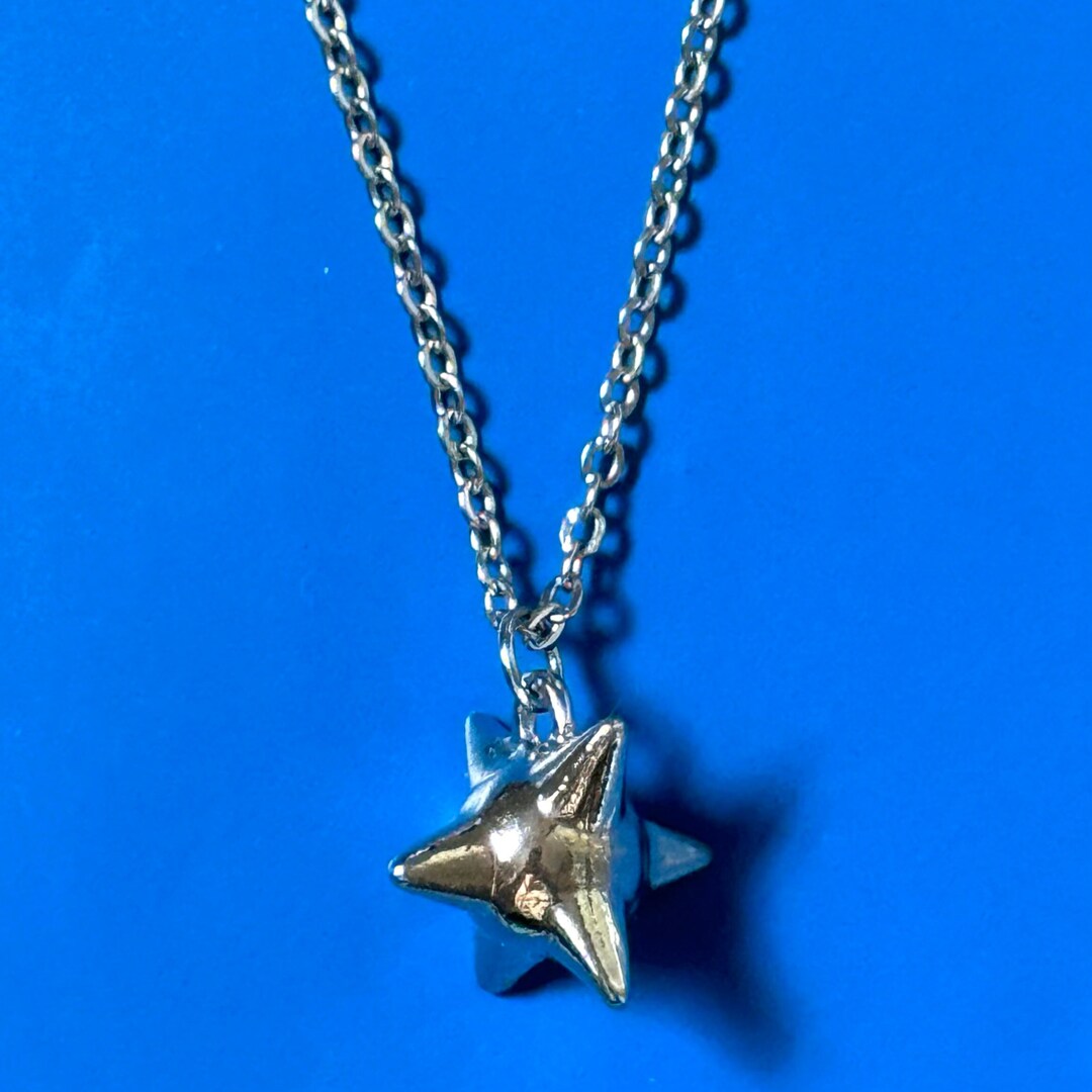 Silver Spike Ball Necklace Mens Women's Chain for Everyday Wear Mens ...