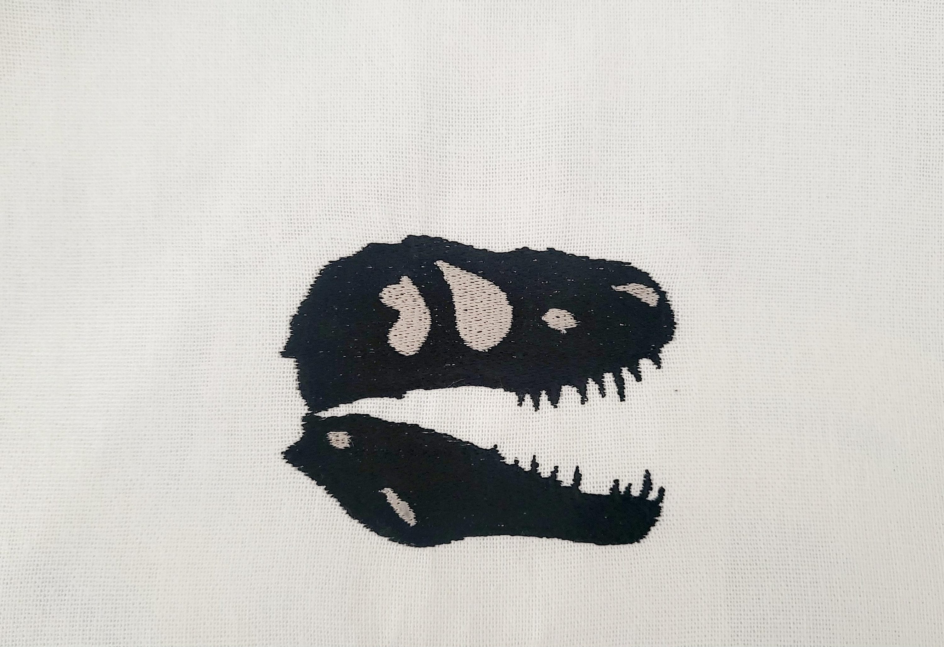 Dinosaur Machine Embroidery Design Trex Embroidery Design Dinosour ...