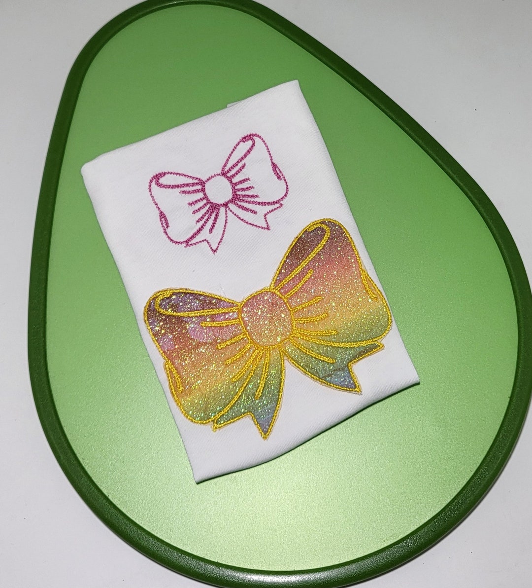 Bow Machine Embroidery Designs Bow Girls Birthday Bow Design Cute Bow ...