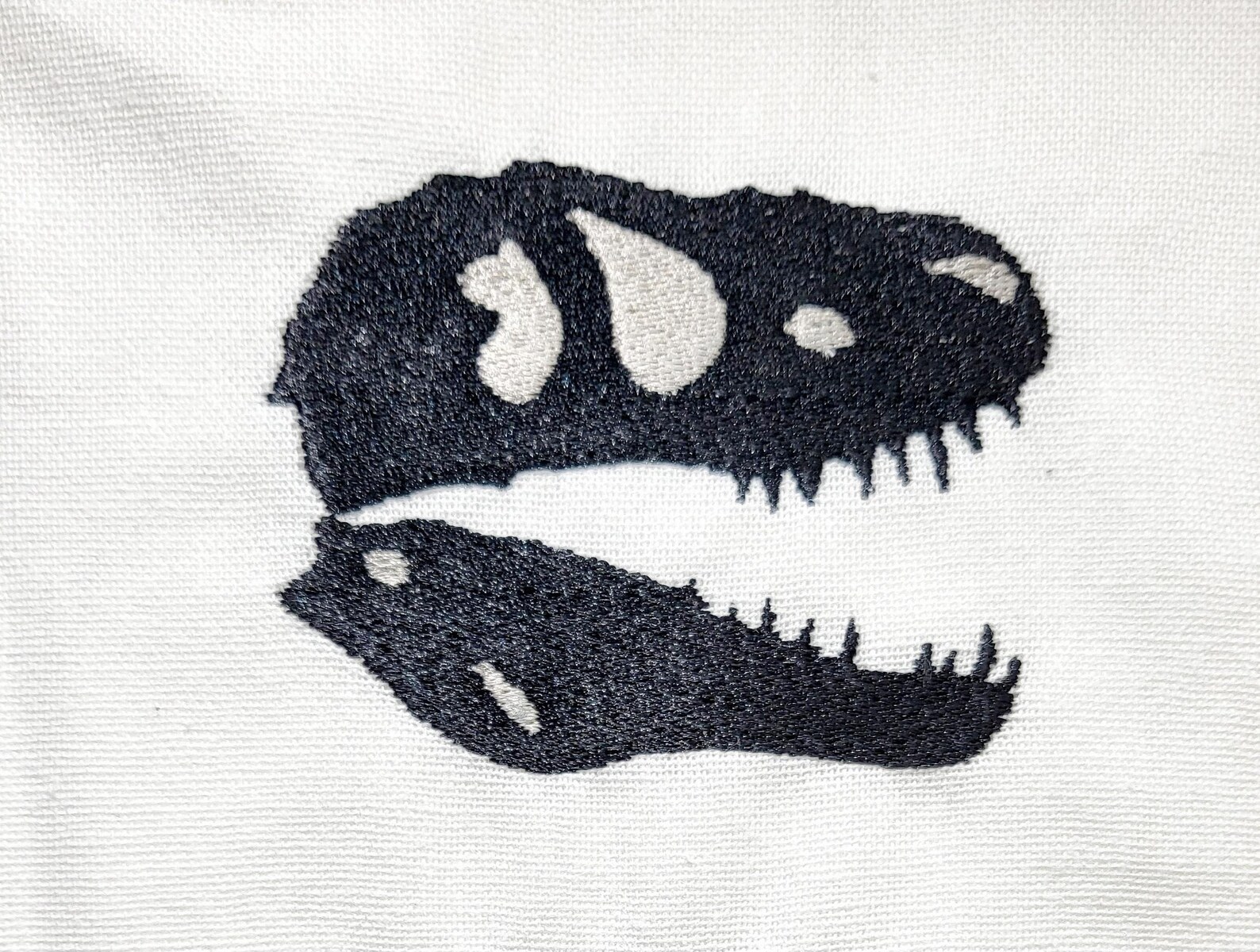 Dinosaur Machine Embroidery Design Trex Embroidery Design Dinosour ...