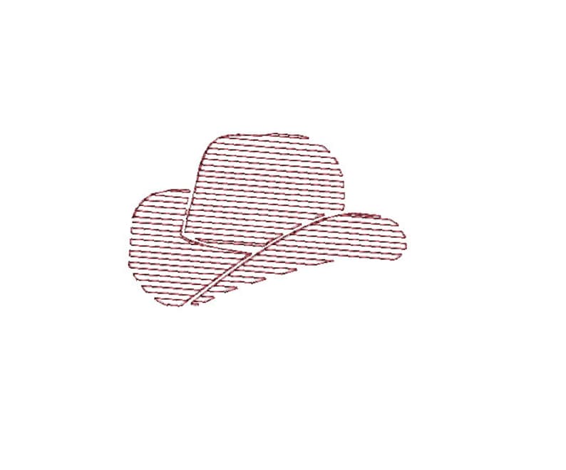 Cowboy Hat Cowgirl Hat Machine Embroidery Designs Cowboy Hat Embroidery ...
