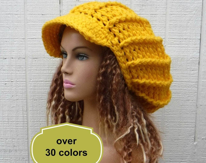 Soft Poofy Newsboy Hat Women Choose From 32 Colors/visor - Etsy