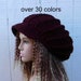 Soft Poofy Newsboy Hat Women 32 Colors Available/visor Beanie Hat ...