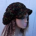 Soft Poofy Newsboy Hat Women Choose From 32 Colors/visor Beanie Hat ...