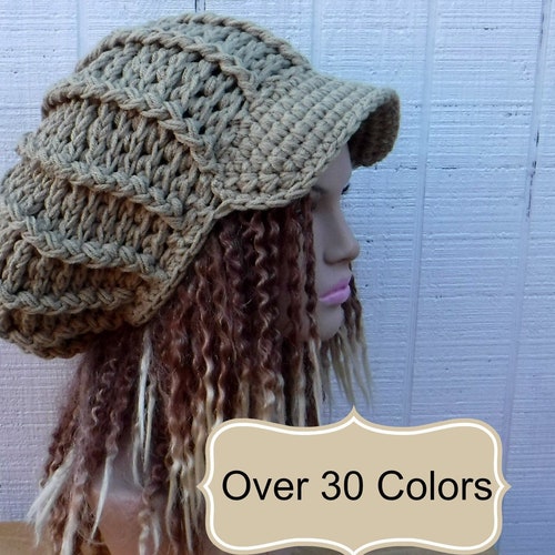 Soft Poofy Newsboy Hat Women 32 Colors Available/visor Beanie | Etsy