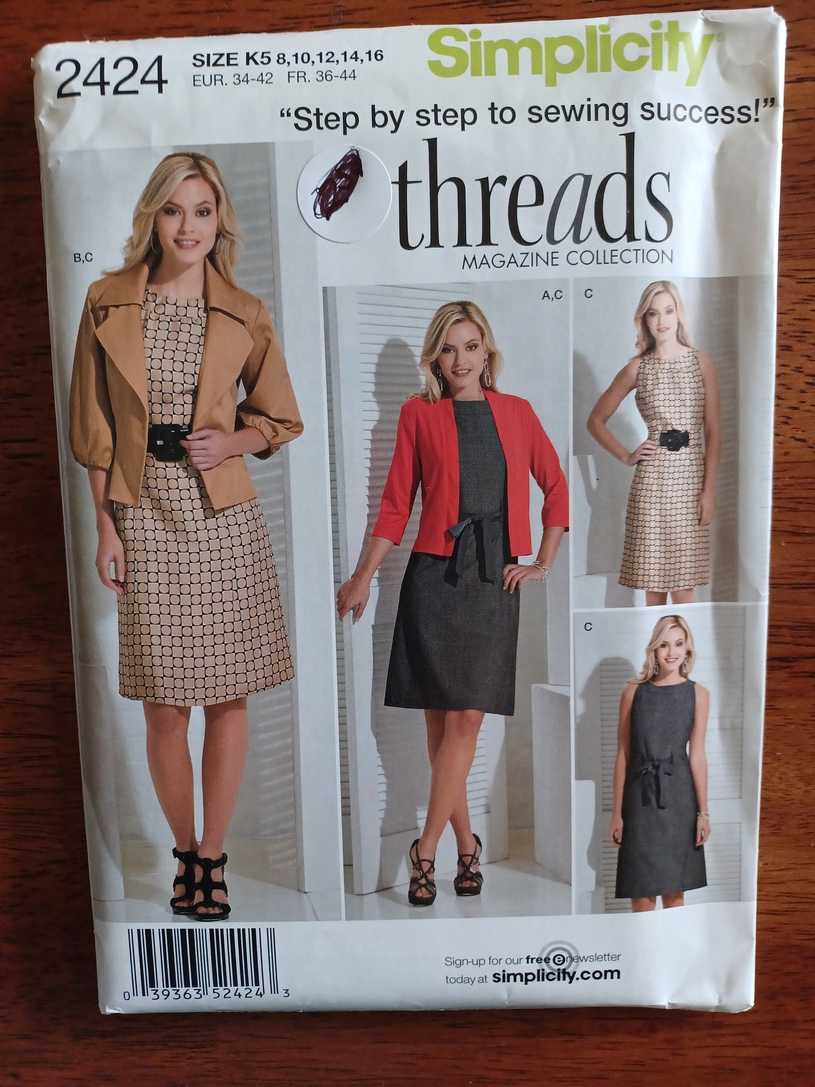 Sewing Lot of 5 Separates Wardrobe Dress Top Jackets Pants Mccalls ...