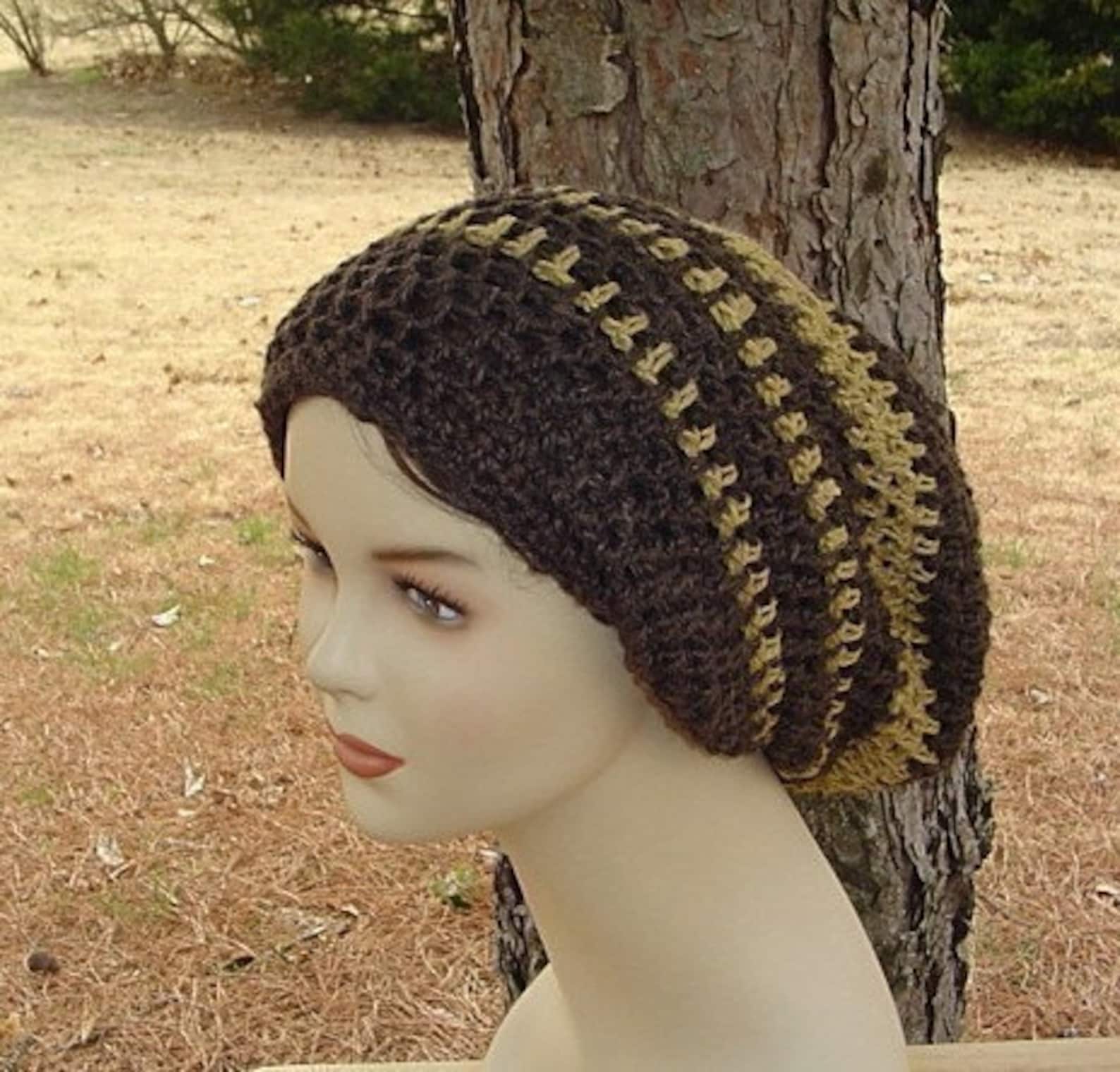 Hemp Wool Earthy Sock Hippie Tam Hat Slouchy Snood Beanie Mandala Crown ...