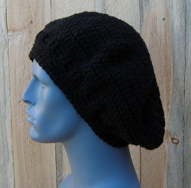 PDF Instant Download Pattern Easy Beret Tam Basque Flat French Beanie ...