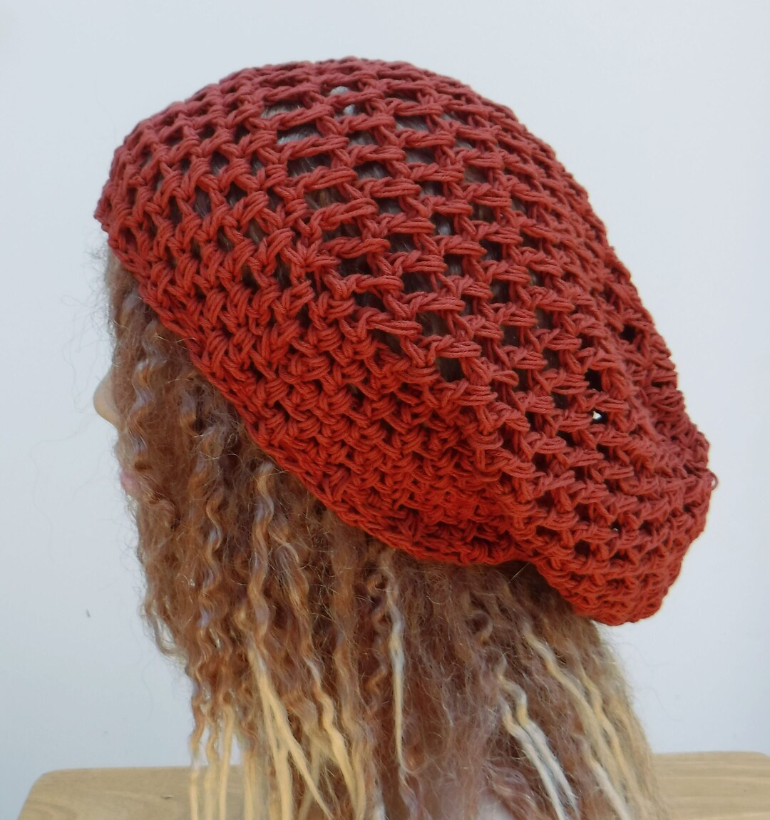 11 Colors Custom Hemp Cotton Slouchy Beanie Hat Women/dread Tam Hat ...