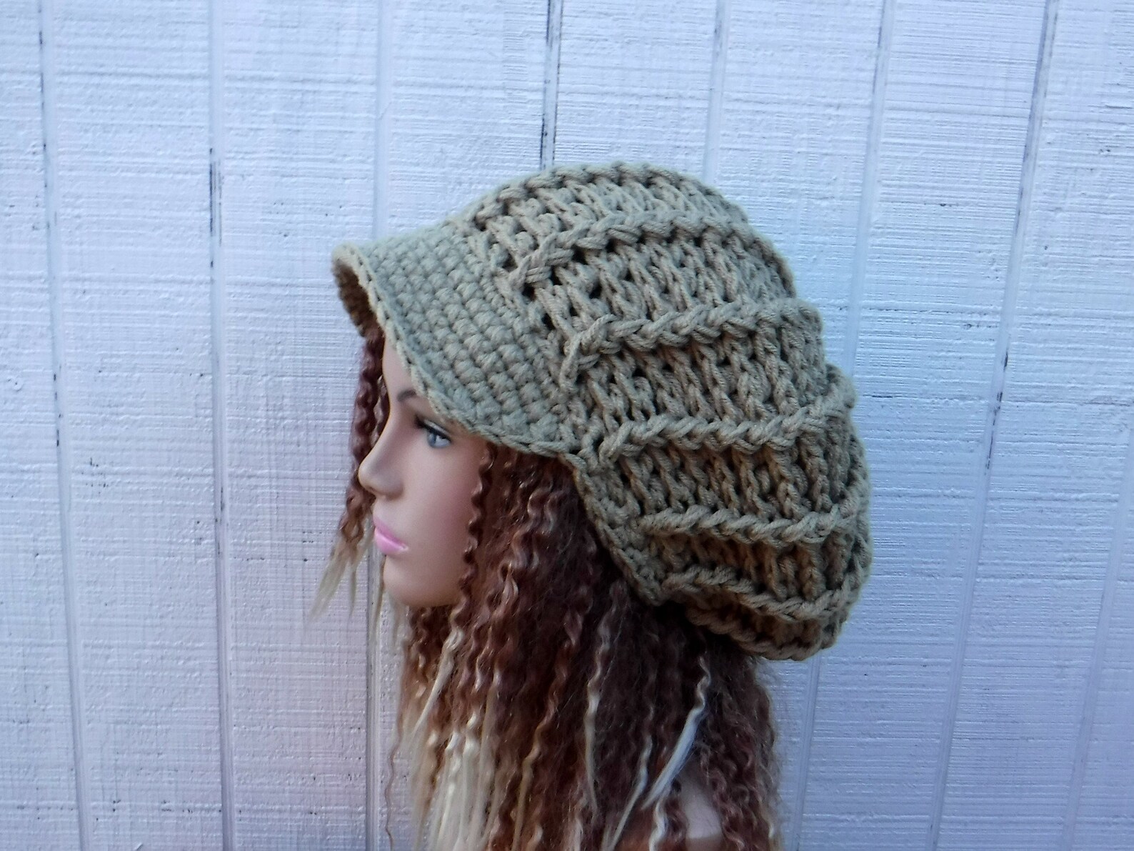Soft Poofy Newsboy Hat Women Choose From 32 Colors/visor Beanie Hat ...