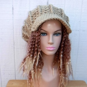 Soft Poofy Newsboy Hat Women Choose From 32 Colors/visor Beanie Hat ...