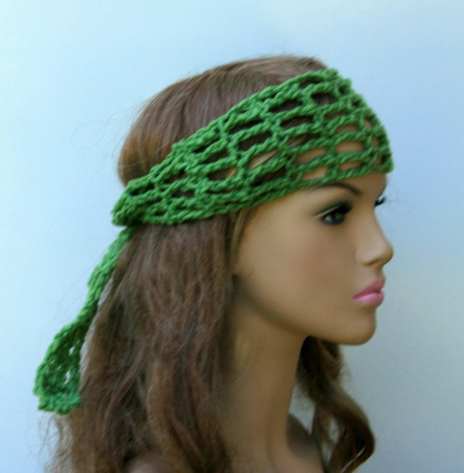Green Dread Headband Dreadband Head Hair Band Wrap Scarf - Etsy
