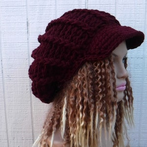 Soft Poofy Newsboy Hat Women 32 Colors Available/visor Beanie Hat ...