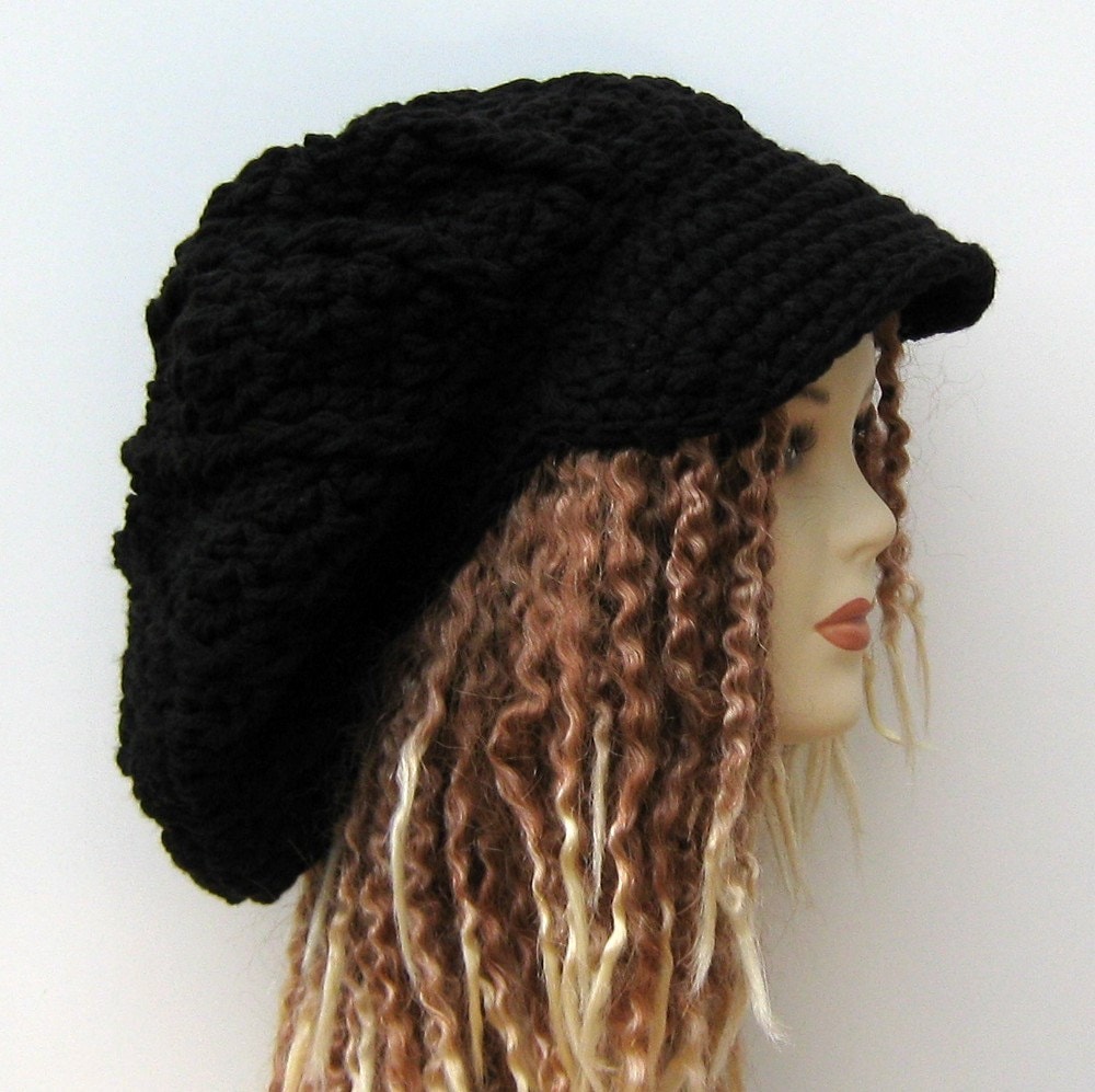 Oversized Dreadlocks Cap Visor Dread Tam Hat Hippie Slouchy - Etsy