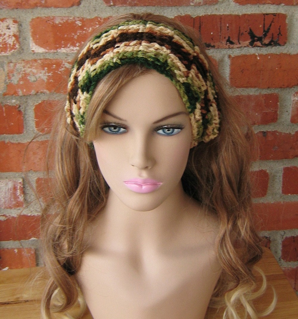 Woods Dread headband dreadband head hair band wrap scarf | Etsy