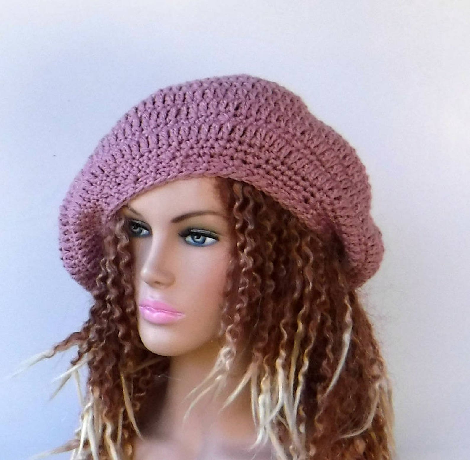 PDF Instant Download Pattern Easy Beret Tam Basque Flat French Beanie ...