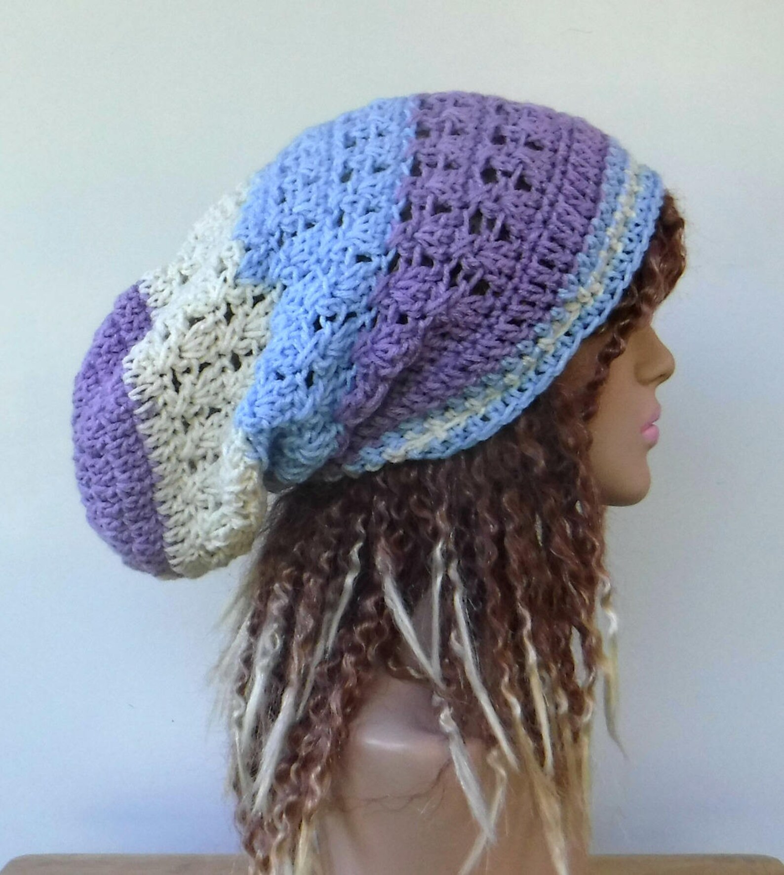 Dread Tam Hat Dreadlocks Hat Handmade Dreadlock Hat Slouchy | Etsy