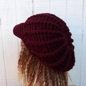 Soft Poofy Newsboy Hat Women 32 Colors Available/visor Beanie Hat ...
