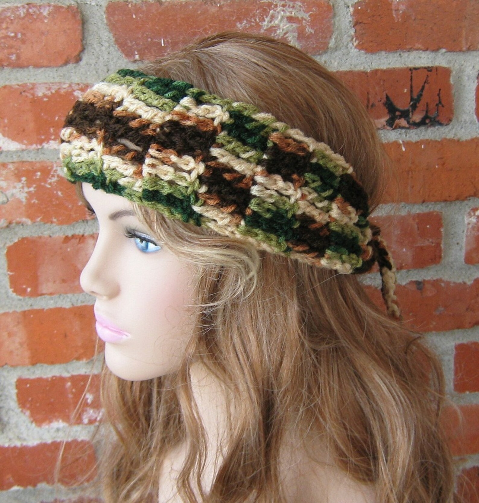 Woods Dread headband dreadband head hair band wrap scarf | Etsy