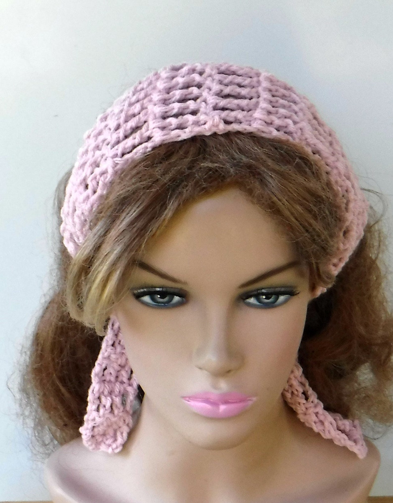 Light Rose Pink Dread Headband Dreadband Head Hair Band Wrap - Etsy