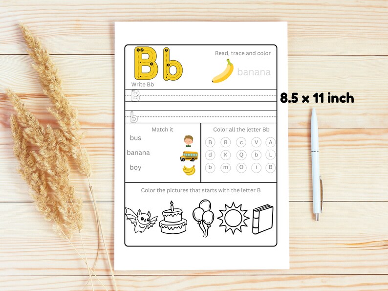 26 Uppercase Lowercase Alphabet Worksheet Learn ABC Tracing Worksheet ...