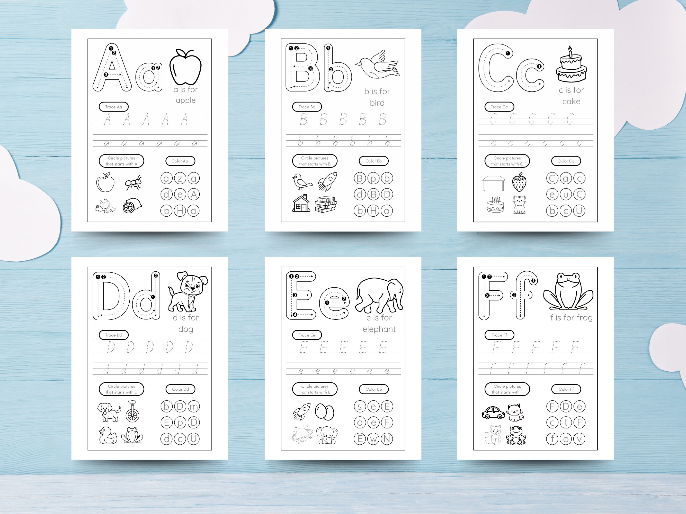 Alphabet Tracing Sheet Printable Download ABC Letter Trace Worksheet ...
