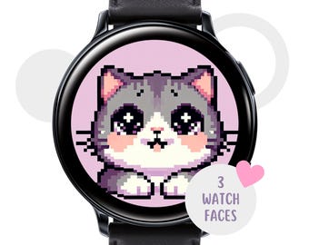 Samsung Watch Face Cute Cat Wallpaper Samsung Galaxy Watch Face Cute ...