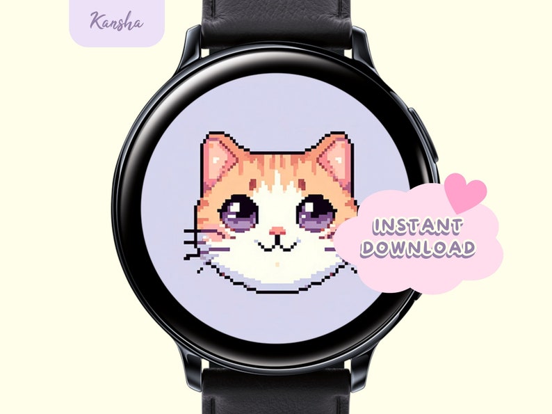 Samsung Watch Face Cute Cat Wallpaper Samsung Galaxy Watch Face Cute ...