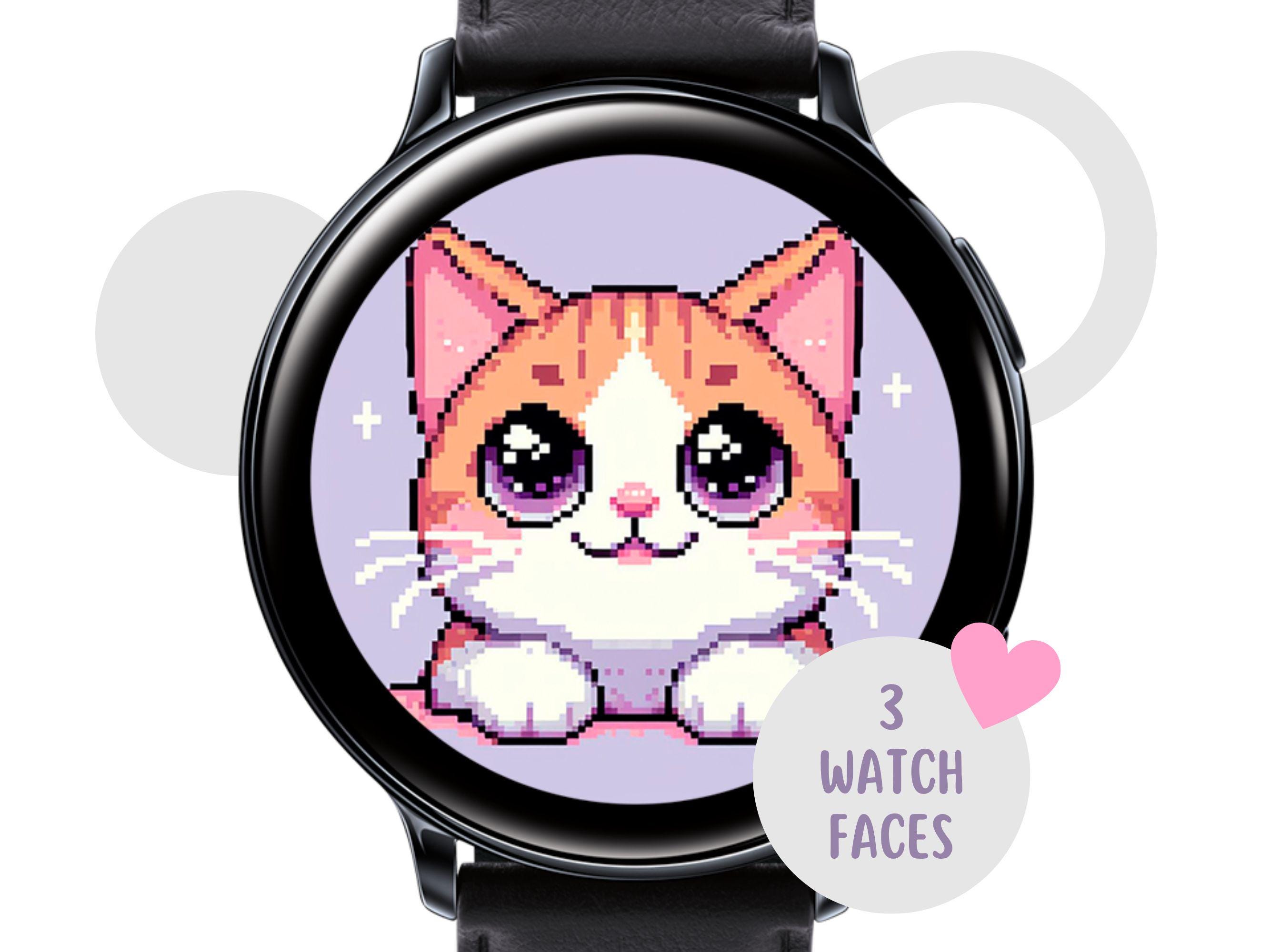 Samsung Watch Face Cute Cat Wallpaper Samsung Galaxy Watch Face Cute ...