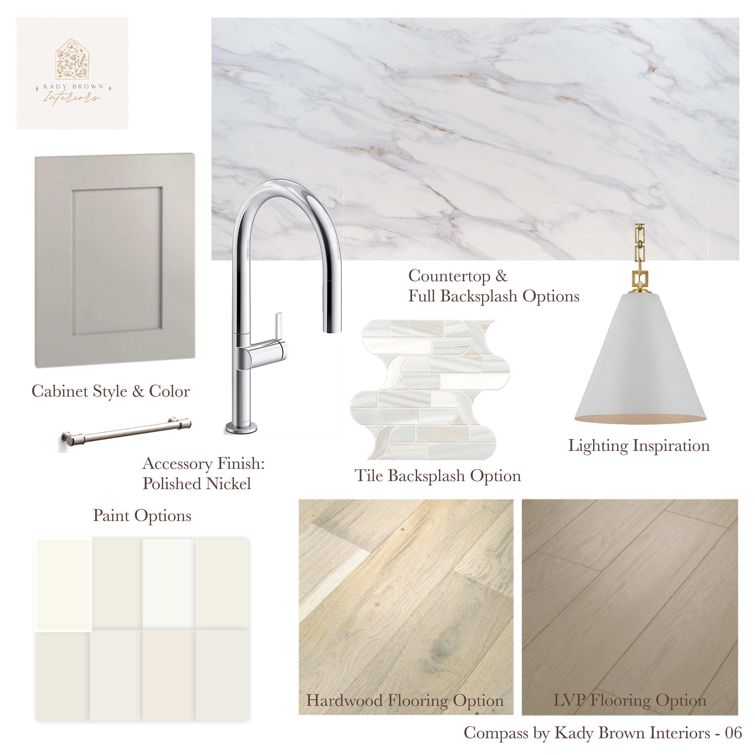 Pre-made Kitchen Virtual E-design Board 06 - Etsy