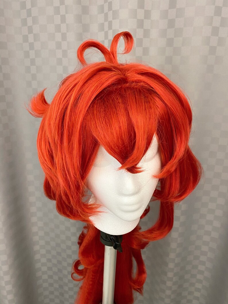 Genshin Impact DILUC Cosplay Wig - Etsy