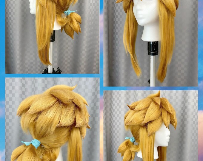 Legend of Zelda Breath of the Wild LINK Cosplay Wig - Etsy