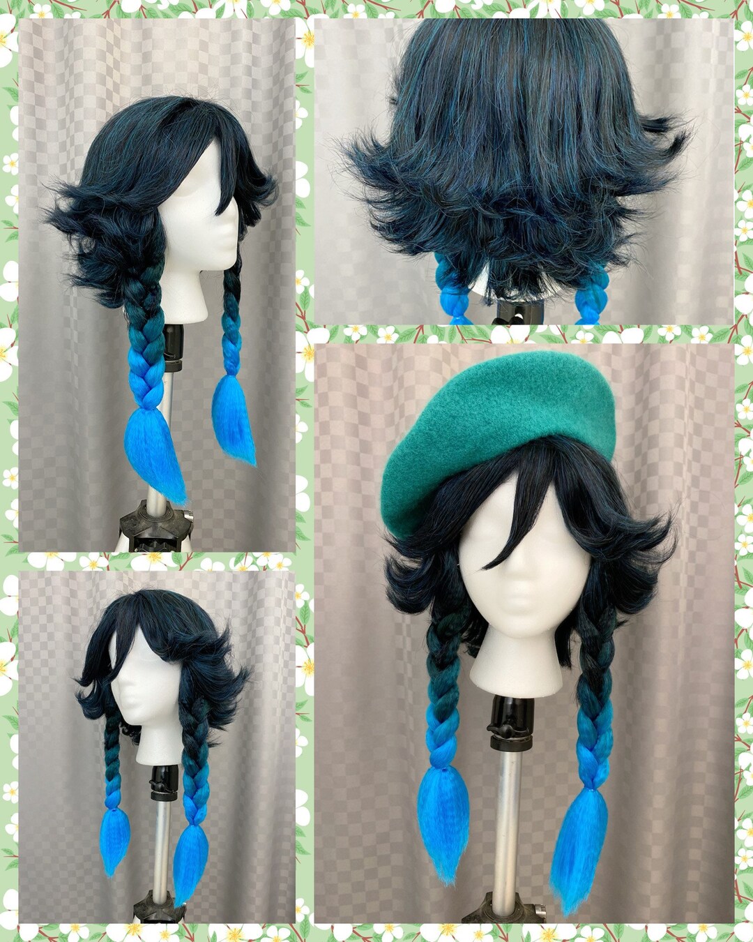 Genshin Impact VENTI Cosplay Wig - Etsy