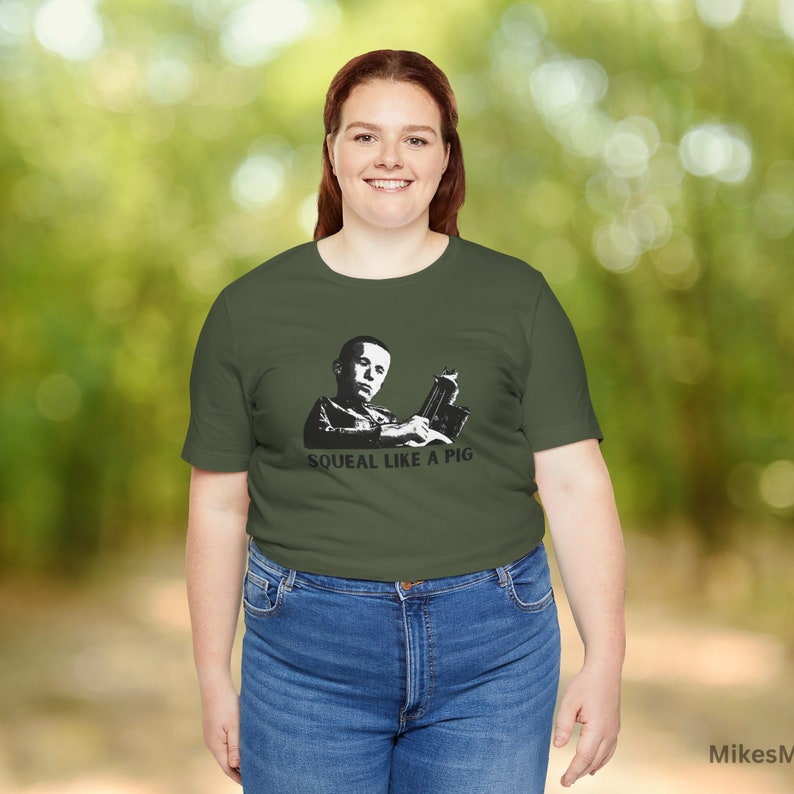 Squeal Like A Pig Tee, Cringy Movie Scene Shirt, Classic Movie Lovers T ...