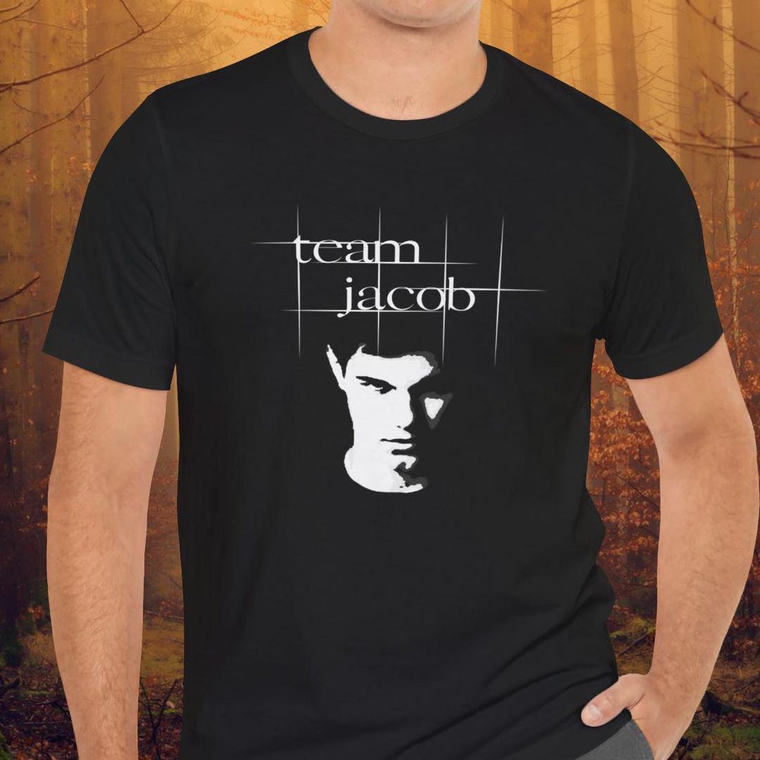 Team Jacob T-shirt, Jacob Silhouette Shirt, Twilight Saga Lovers, Jacob ...