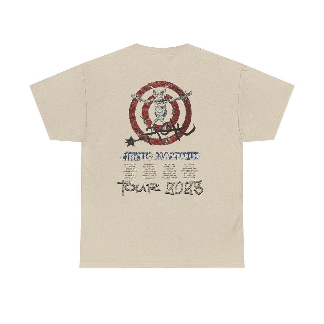 Travis Scott CIRCUS MAXIMUS Tour Tshirt - Travis Scott Tour - Travis ...