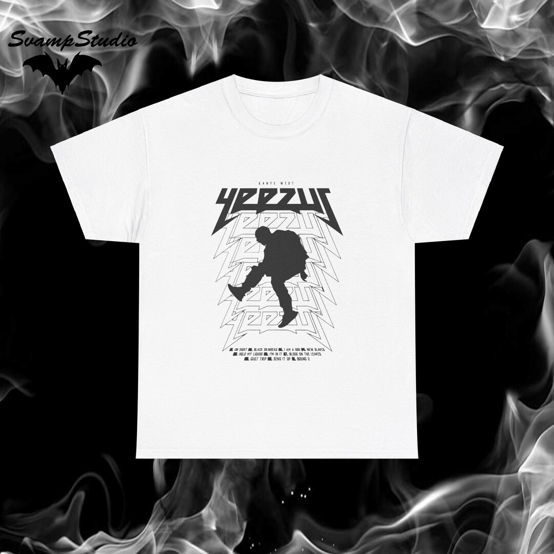 Kanye West T-shirt Yeezus Merch Streetwear Kanye West Merch Yeezus Tour ...