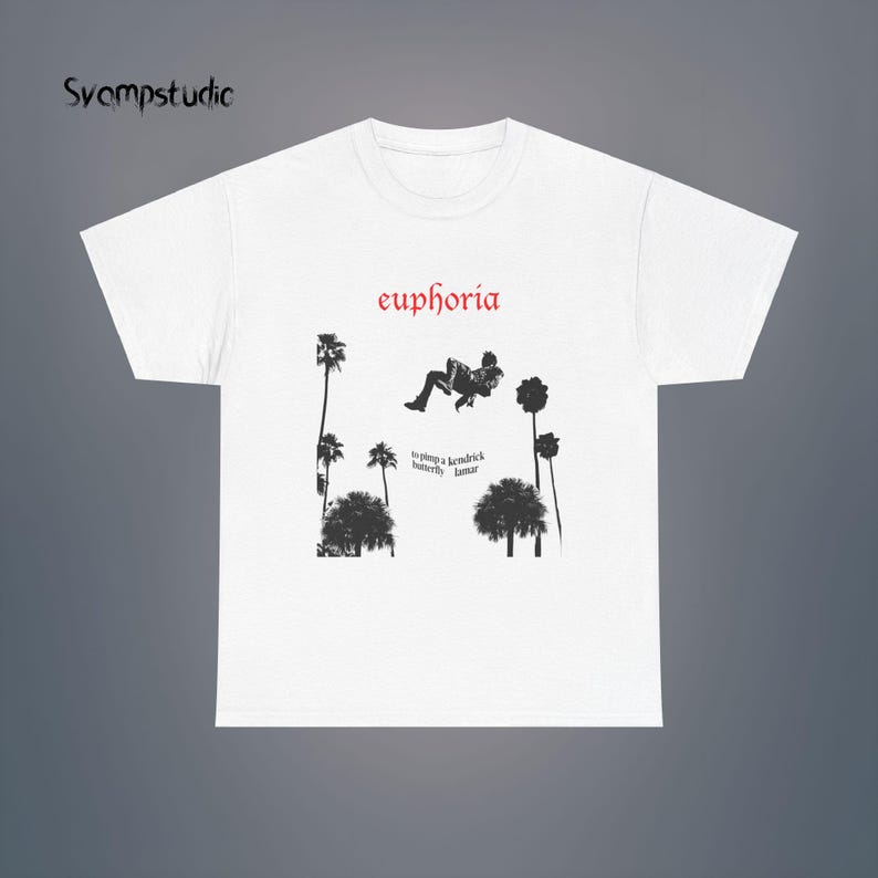 Kendrick Lamar Tshirt - Streetwear - Euphoria Shirt - Kendrick Lamar ...