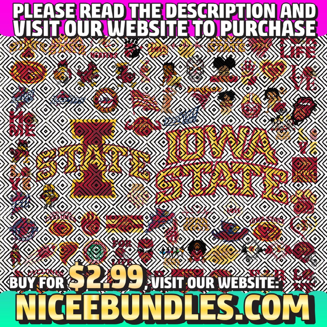 74 Files Iowa-state-cyclones Team Bundle Svg, Iowa-state-cyclones Svg ...
