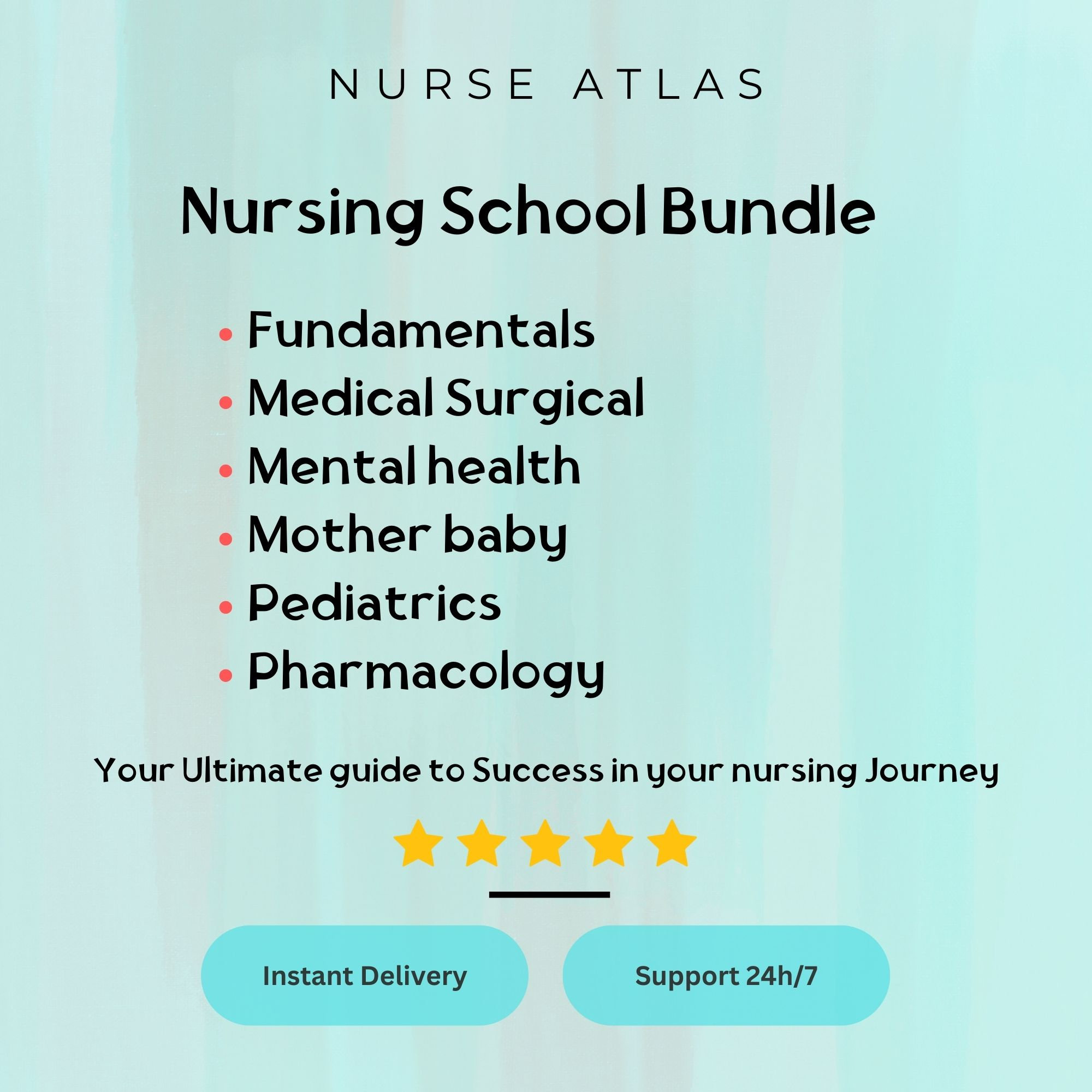 The Ultimate Nursing School Bundle: Medical Surgical, Fundamentals ...