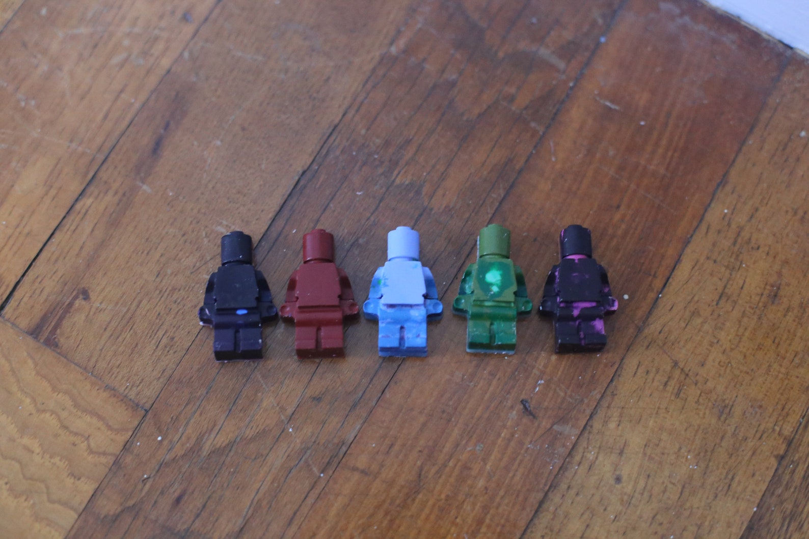 Small Lego People Crayons - Etsy