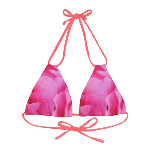 Pink Roses Bikini - Etsy