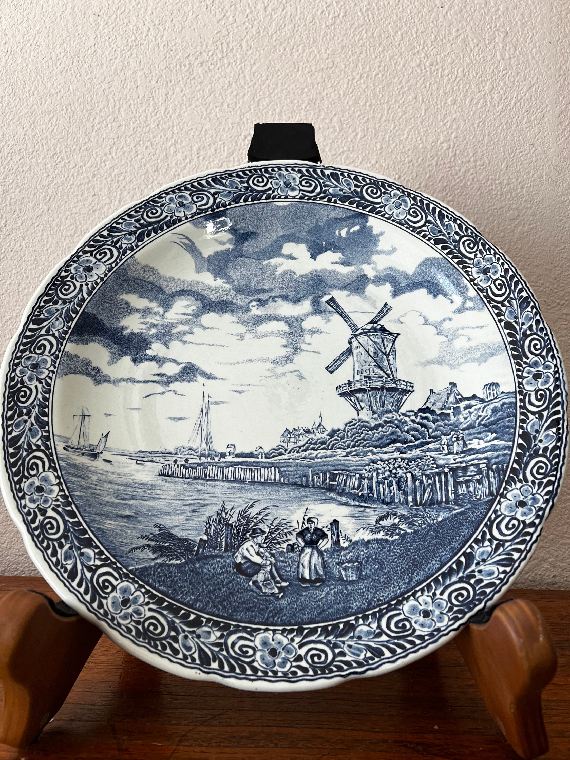 Royal Sphinx by Boch Belgium Delfts Holland 15.5 Large Decorative ...