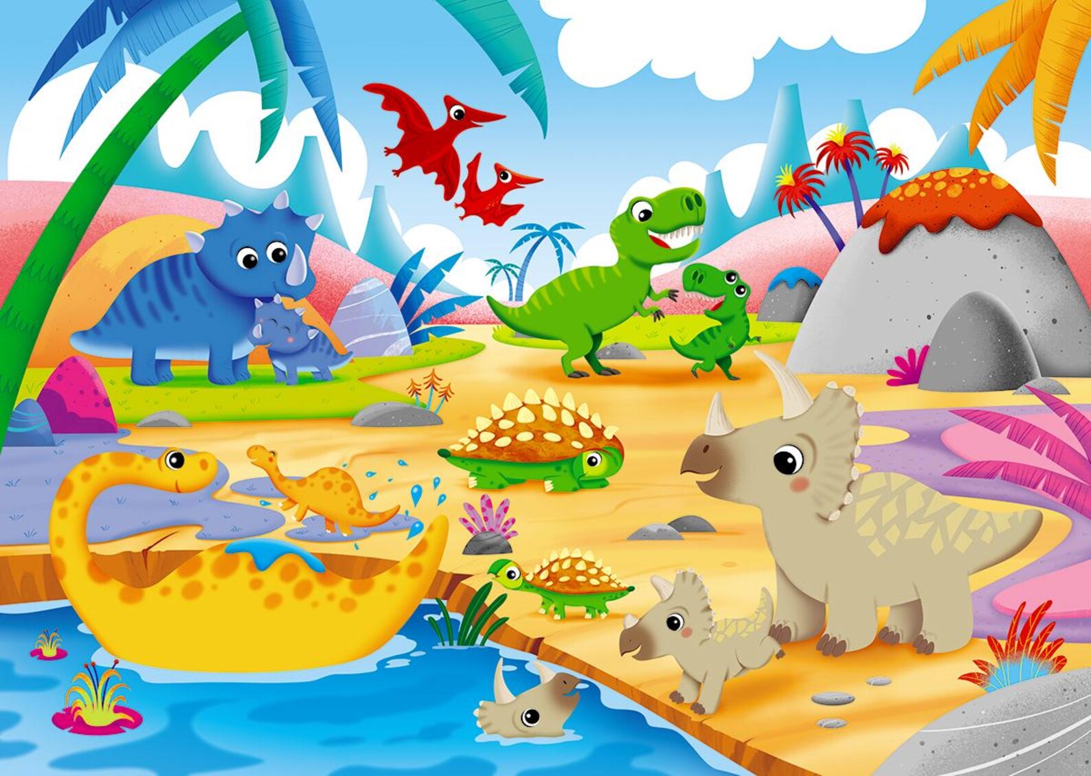 Dinosaurs, Reading Books for Toddlers, Dino, Adventure, Magical Forest ...
