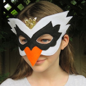 Felt Swan Mask - Bird Mask - Masquerade - Swan Costume - Mardi Gras ...