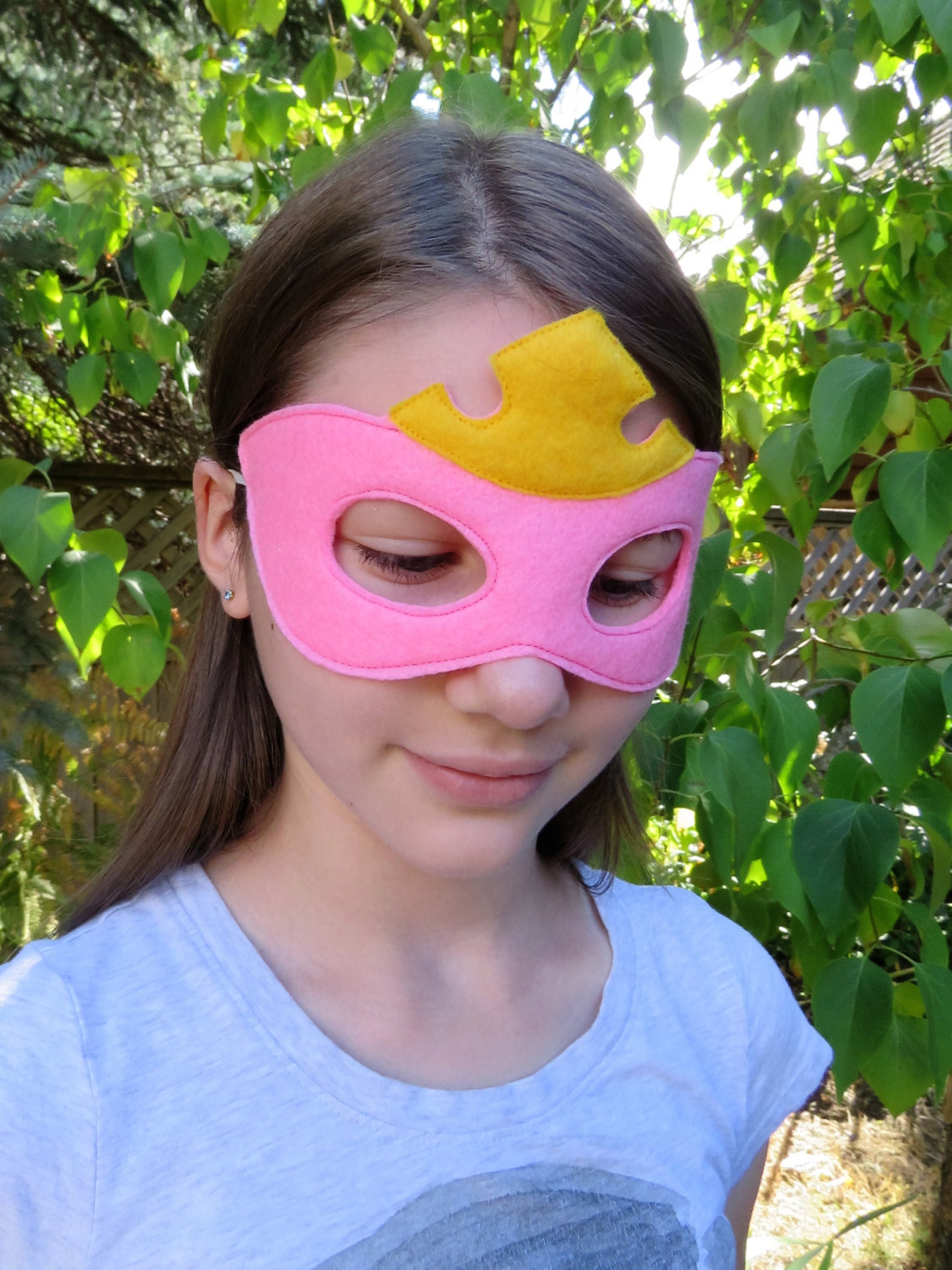 Princess Mask Girls Superhero Mask Fairytale Dress Up | Etsy