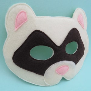 Ferret Mask - Weasel Mask - Woodland Animal Costume - Pretend Play ...