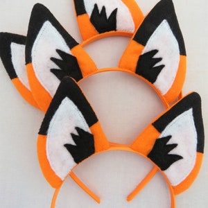 Fox Ears Fox Headband Animal Ears Fox Costume Accessory Orange Fox - Etsy