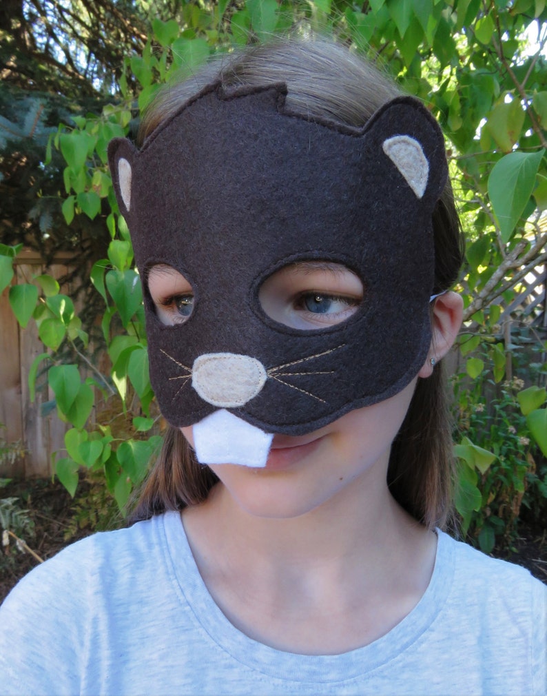 Beaver Mask Woodchuck Mask Woodland Animal Costume - Etsy
